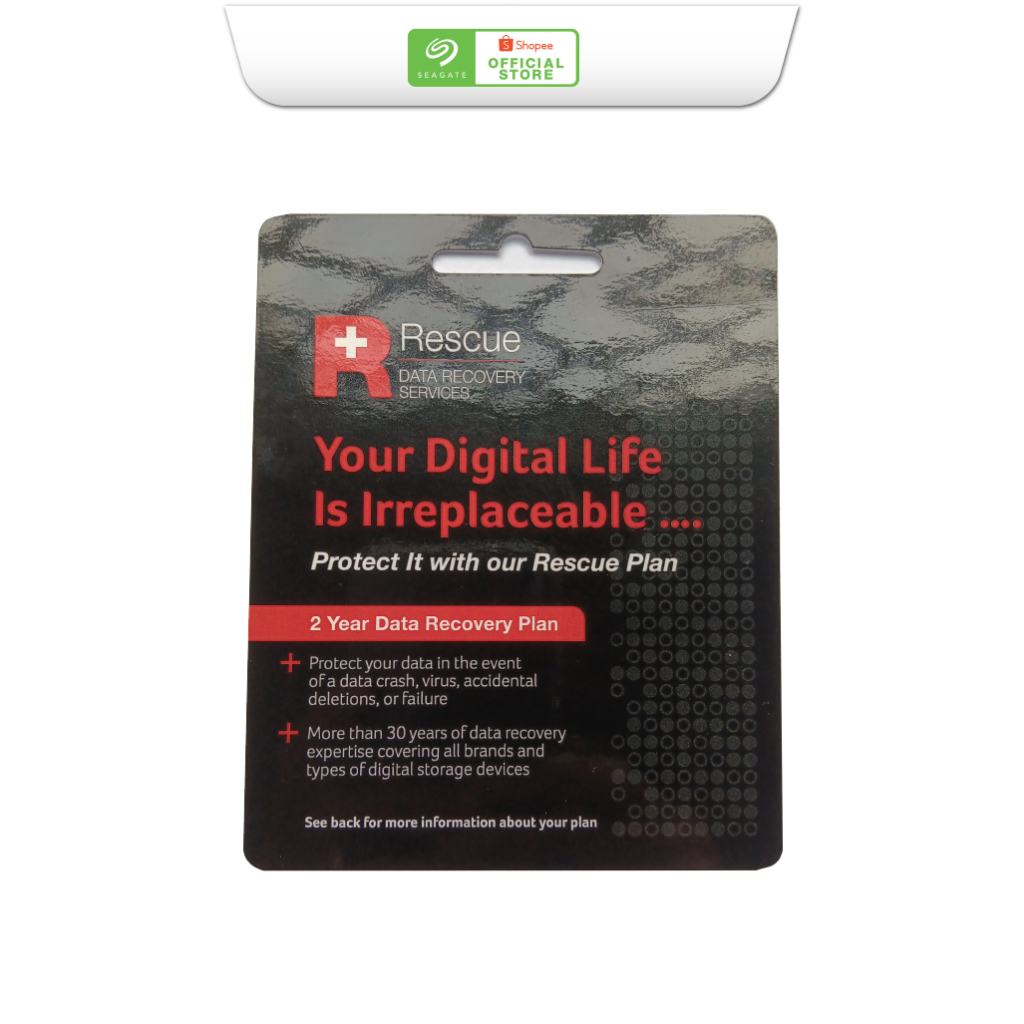 Jual Seagate Rescue Plan Card 2 Tahun | Shopee Indonesia