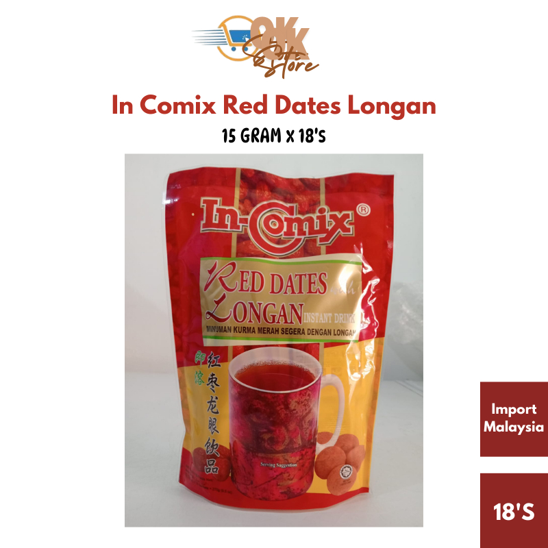 Jual Incomix Instant Red Date Tea Angco Teh Isi 18'S (Expiry 13 Agustus ...