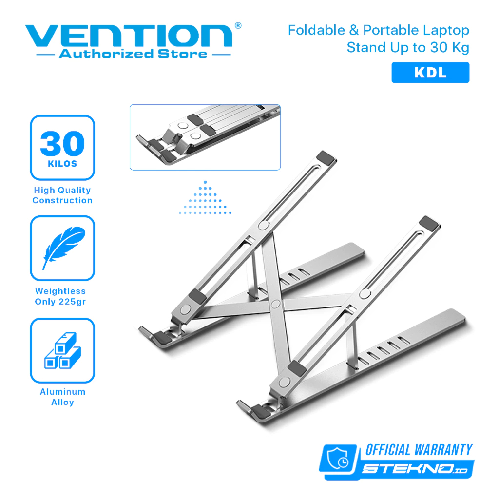 Jual Vention Laptop Stand Portable Dudukan Laptop Adjustable Foldable ...