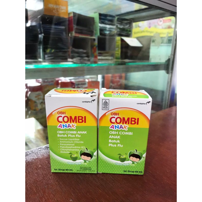 Jual OBH COMBI ANAK BATUK PLUS FLU 60ml RASA APEL, JERUK, STRAWBERRY ...