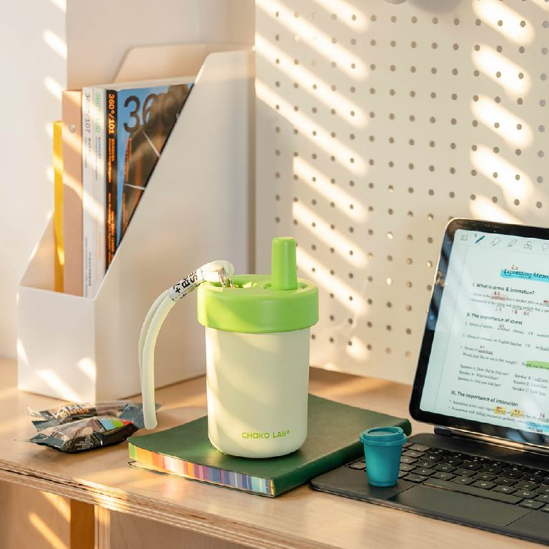 Jual CHAKO LAB BOBO Vacuum Cup Insulated Thermos 485ml - Pistachio ...