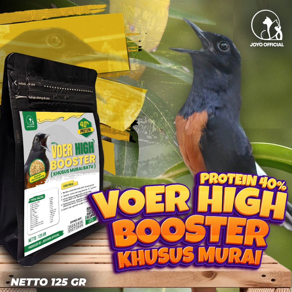 Jual MAKANAN BURUNG MURAI | VOER MURAI JUARA LOMBA | EKSTRAK ULAT ...
