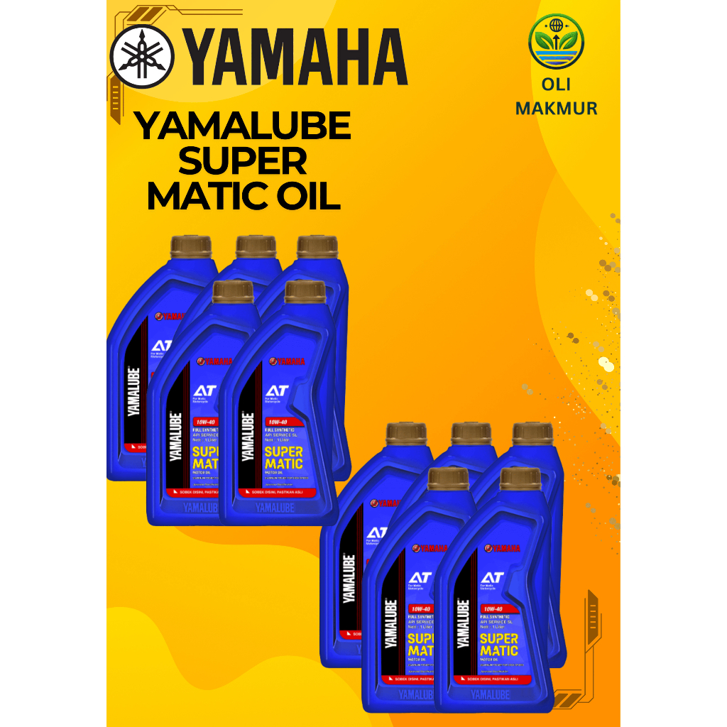 Jual 10 BOTOL Yamalube Super Matic Oil 1L Bertanda SNI | Shopee Indonesia