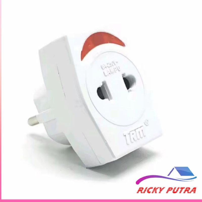 Jual Tee Stiker TRM dengan Lampu 3 Lubang Colokan Listrik Cabang ...