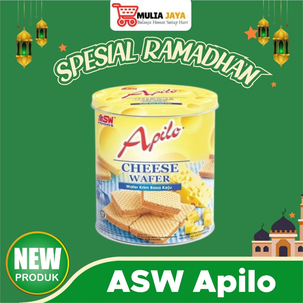 Jual Apilo Wafer Kaleng 290gr Cheese | Shopee Indonesia
