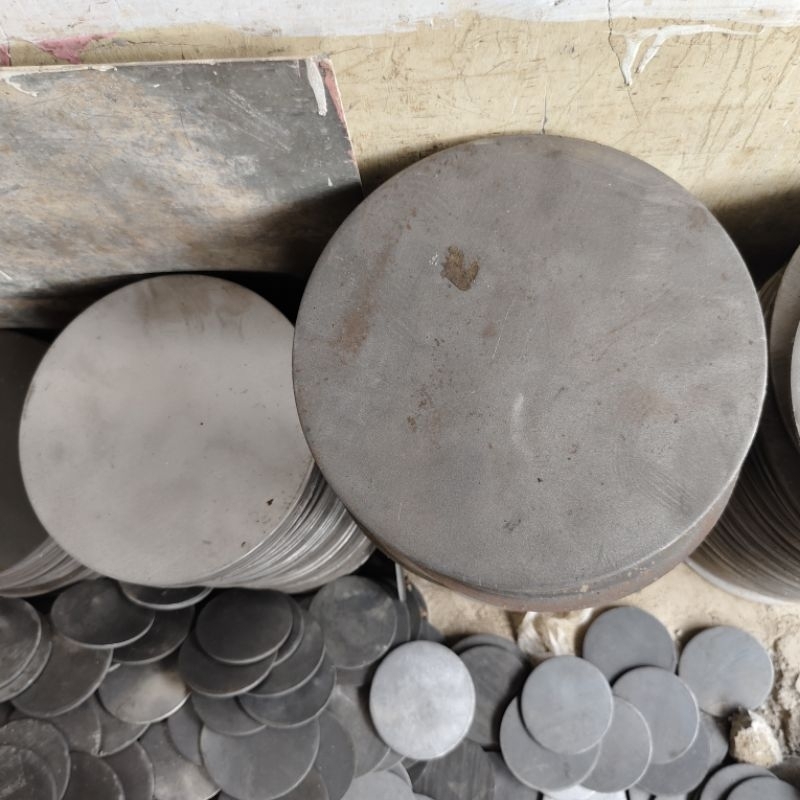 Jual Besi Plat Bulat Lingkaran Diameter 22cm, 20cm tebal 4mm | Shopee ...