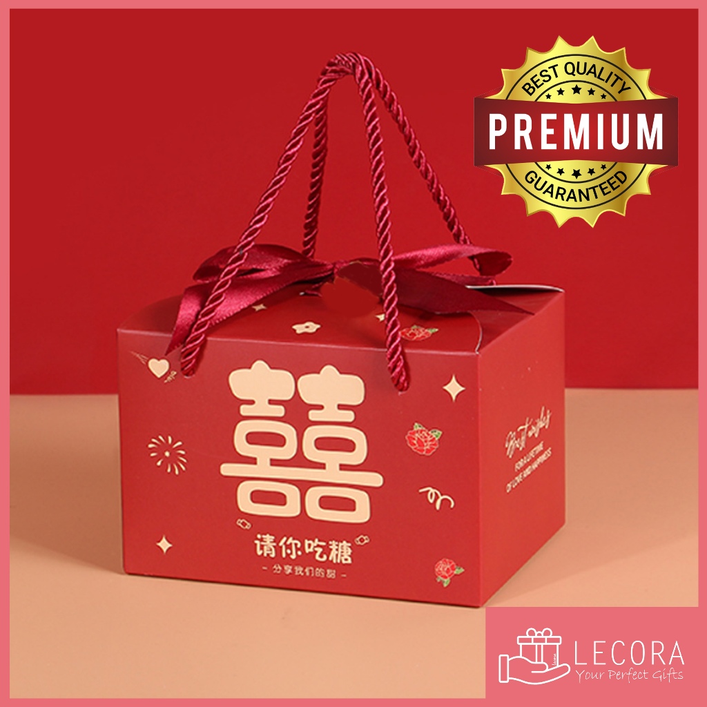 Jual LECORA Kotak Handuk / Permen / Chinese wedding /paper bag shuangxi ...