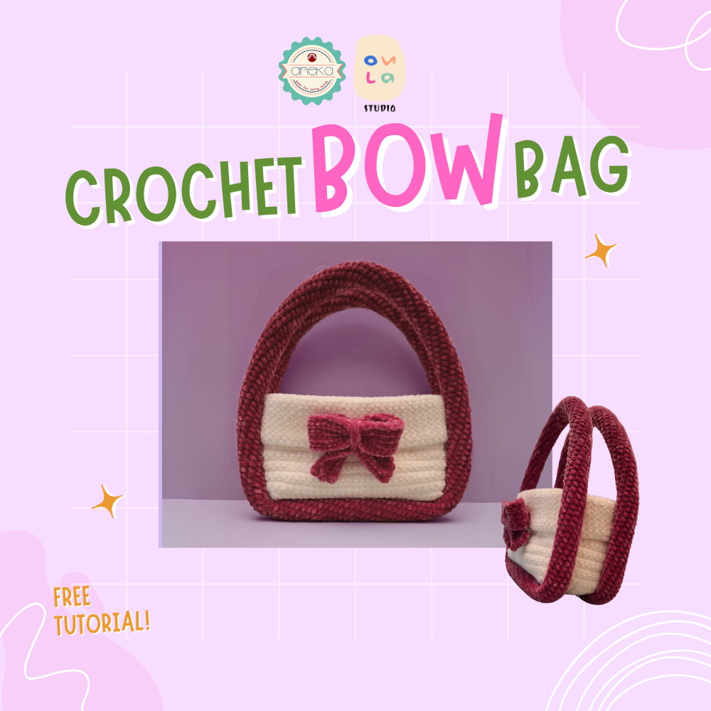 Jual ANEKA x OULA Studio - DIY Crochet Bow Bag Starter KIT / Paket ...