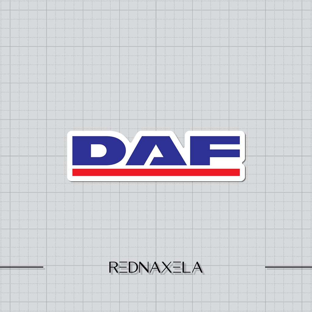 Jual Stiker Vinyl DAF Logo Stiker Laptop Stiker Koper High Quality ...