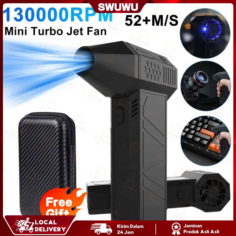 Jual Mini Turbo Jet Fan Turbo Violent Fan 52+M/S High Speed Duct Fan ...