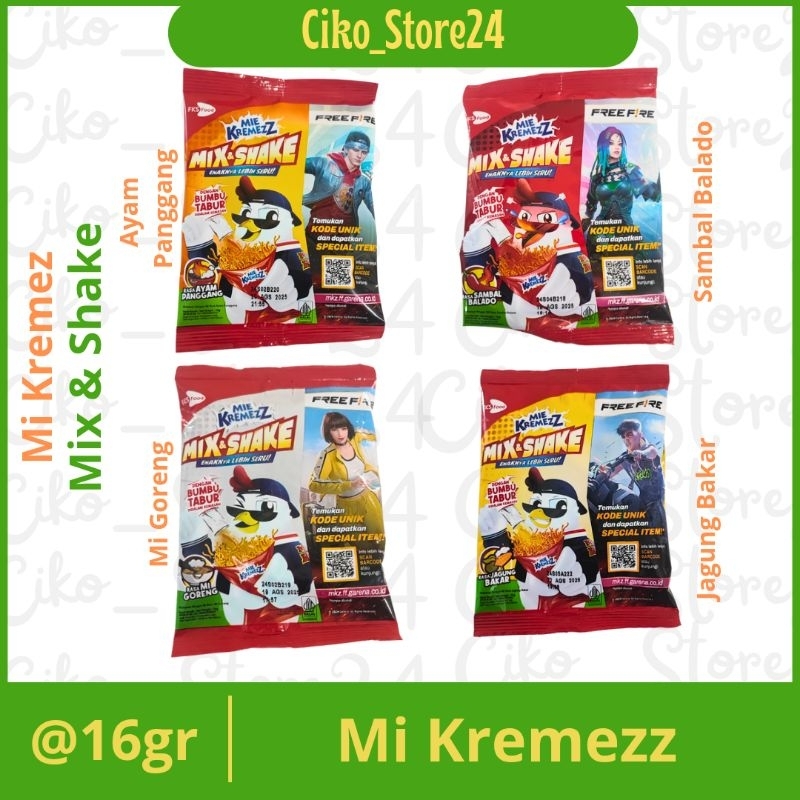 Jual Mi Kremezz Mix & Shake / Mi Kremes 1 renceng isi 10 pcs | Shopee ...
