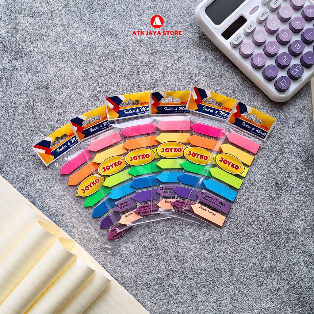 Jual Sticky notes Arrow 7 warna Index mark penanda | Shopee Indonesia