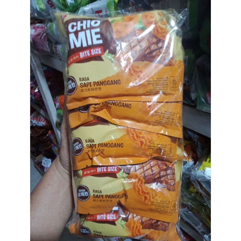 Jual Chio Mie Bite Size Snack Rasa Sapi panggang 10pcs | Shopee Indonesia