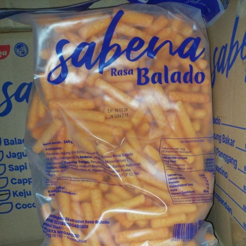 Jual CHIKI STIK JAGUNG CORN STIK SABENA SNACK ANEKA RASA SABANA ...