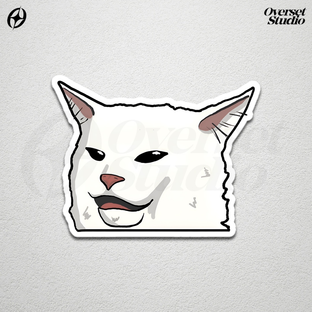 Jual (GRATIS ONGKIR & COD) Stiker Sticker Smudge Cat RipnDip / Sticker ...