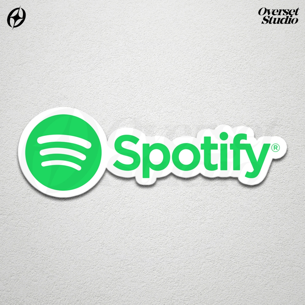 Jual (GRATIS ONGKIR & COD) Stiker Sticker Spotify / Stiker Brand Logo ...