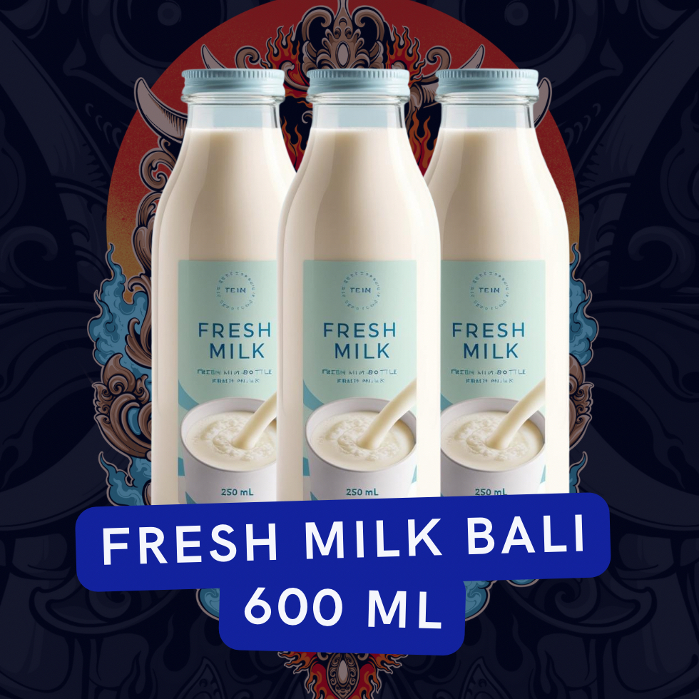 Jual [BOTOL 600 ML] FRESH MILK BALINESE BOTOL CANTIK | Shopee Indonesia