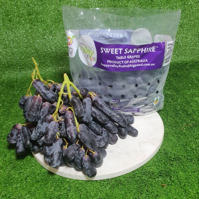 Jual Anggur Black Sapphire / Moondrop USA 1kg | Shopee Indonesia