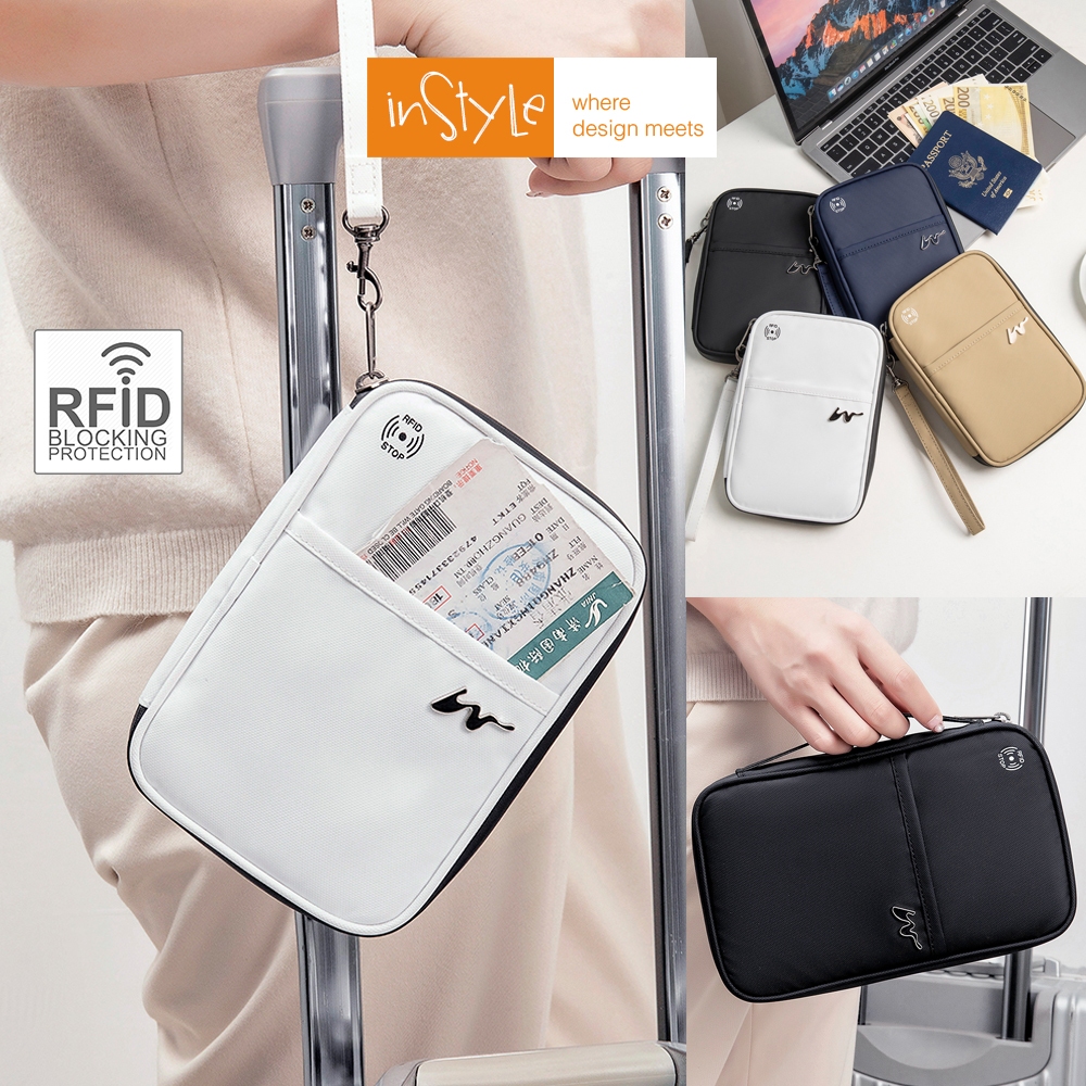 Jual Passport Card Holder RFID Protection Anti-Theft Anti-Air Travel ...