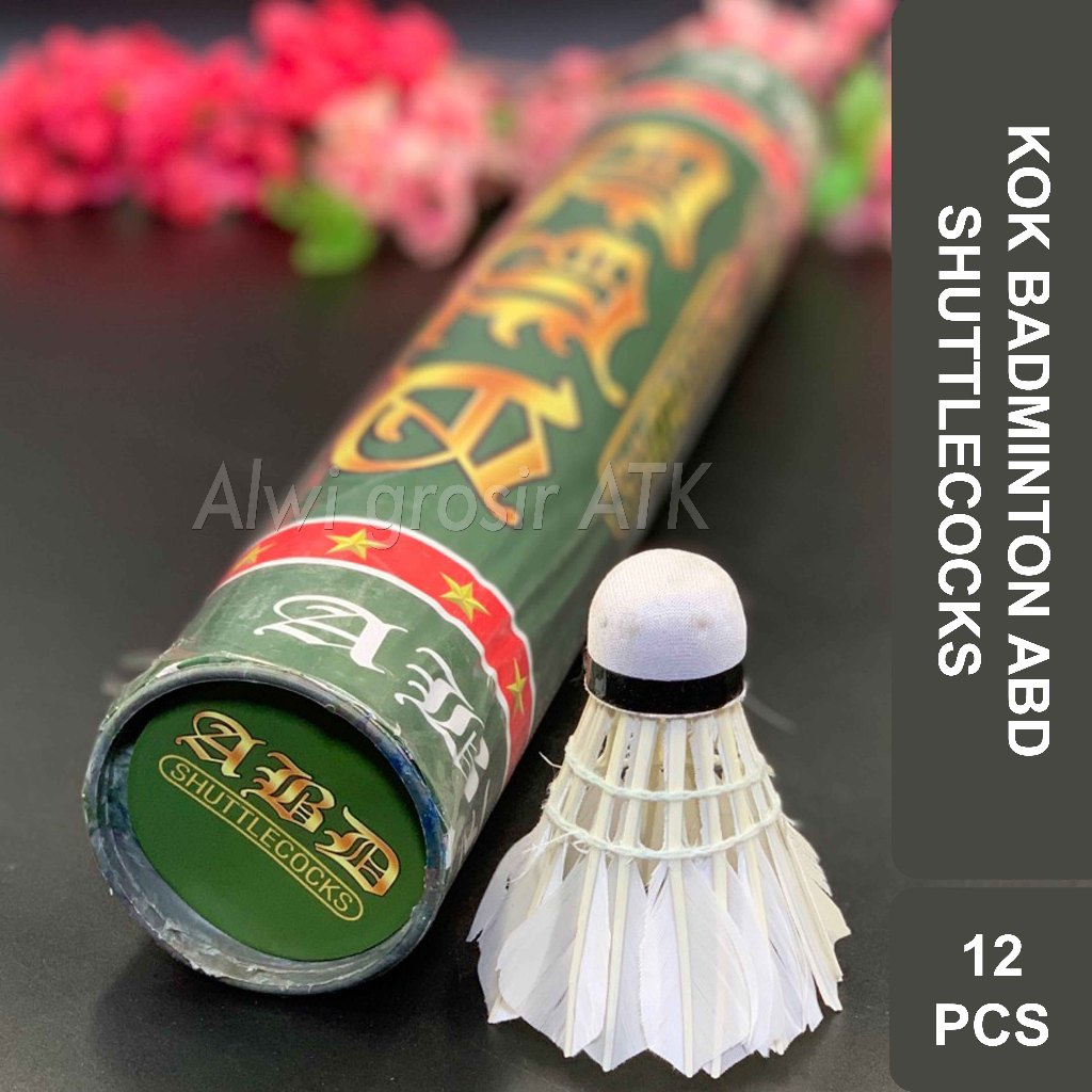 Jual Bola Bulu Tangkis / Kok badminton ABD Shuttlecocks | 1 Tabung = 12 ...