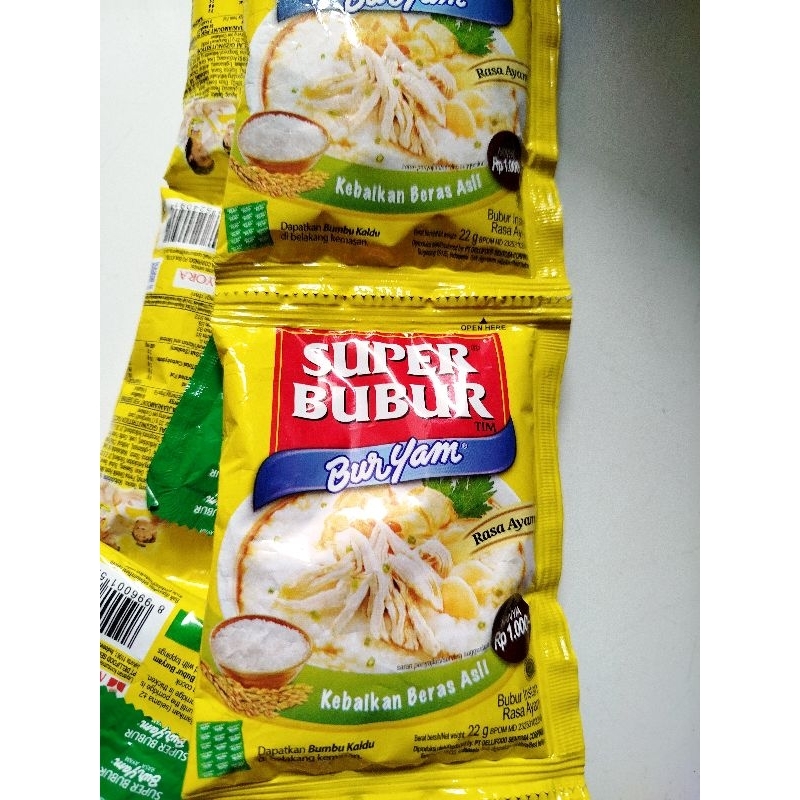 Jual Super bubur buryam renceng isi 10 pcs | Shopee Indonesia