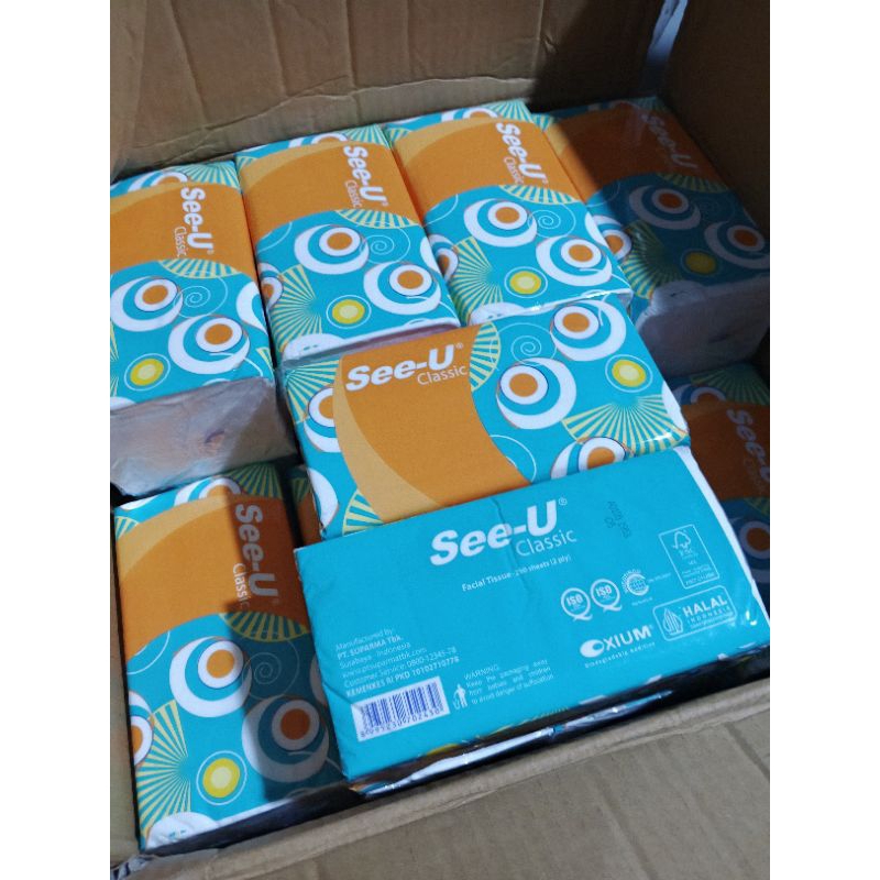 Jual tisu See U 250 sheet 2ply | Shopee Indonesia