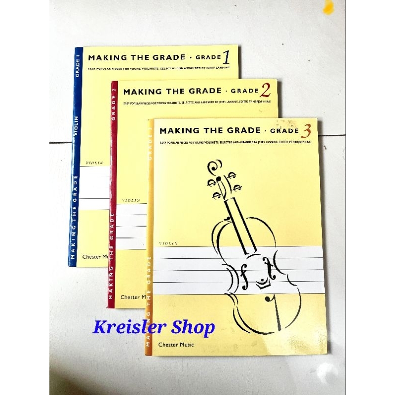 Jual Buku biola Making the Grade 1 2 3 violin book | Shopee Indonesia