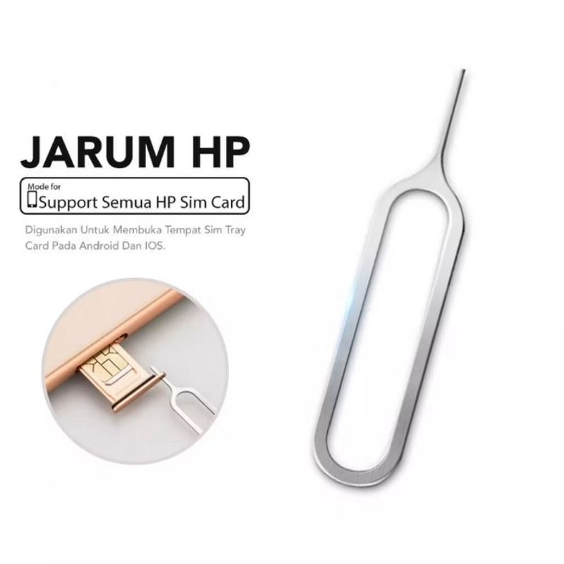 Jual Jarum Sim Card Ejector Tusukan Jarum Bentuk Unik Lucu / Oval Cocok ...