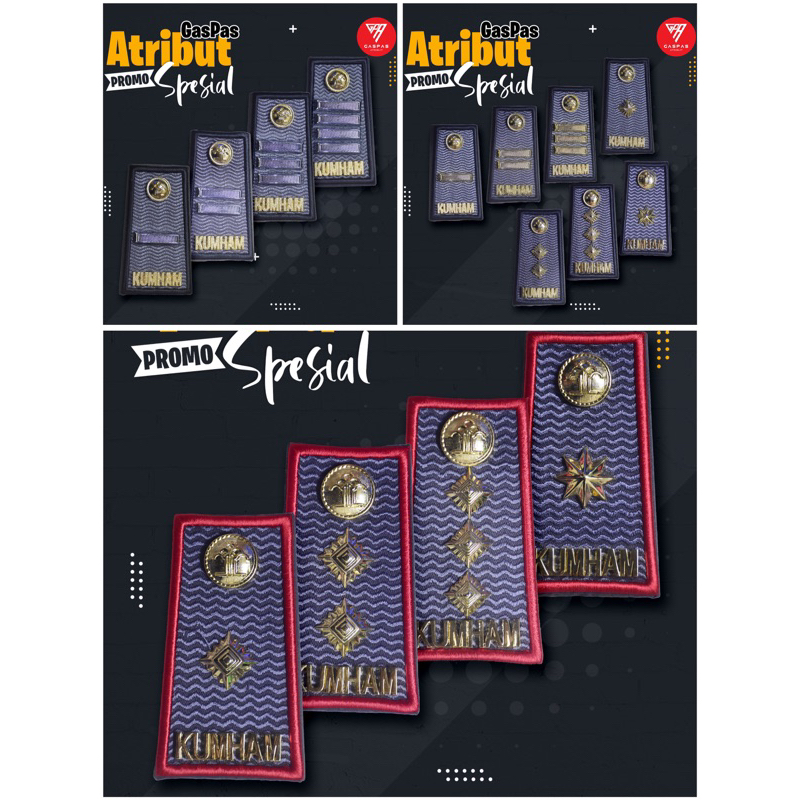 Jual PANGKAT PDH 2A 2B 2C 2D 3A 3B 3C 3D 4A 4B 4C LIS MERAH TERBARU ...