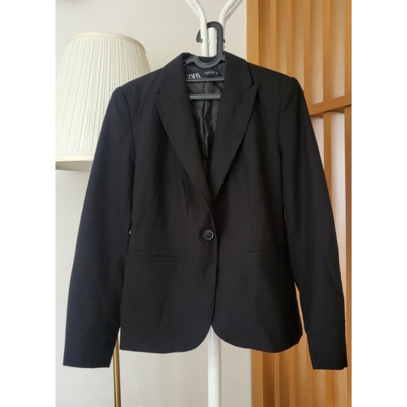 Jual Preloved (like New) Original Blazer hitam Zara Woman (No defect ...