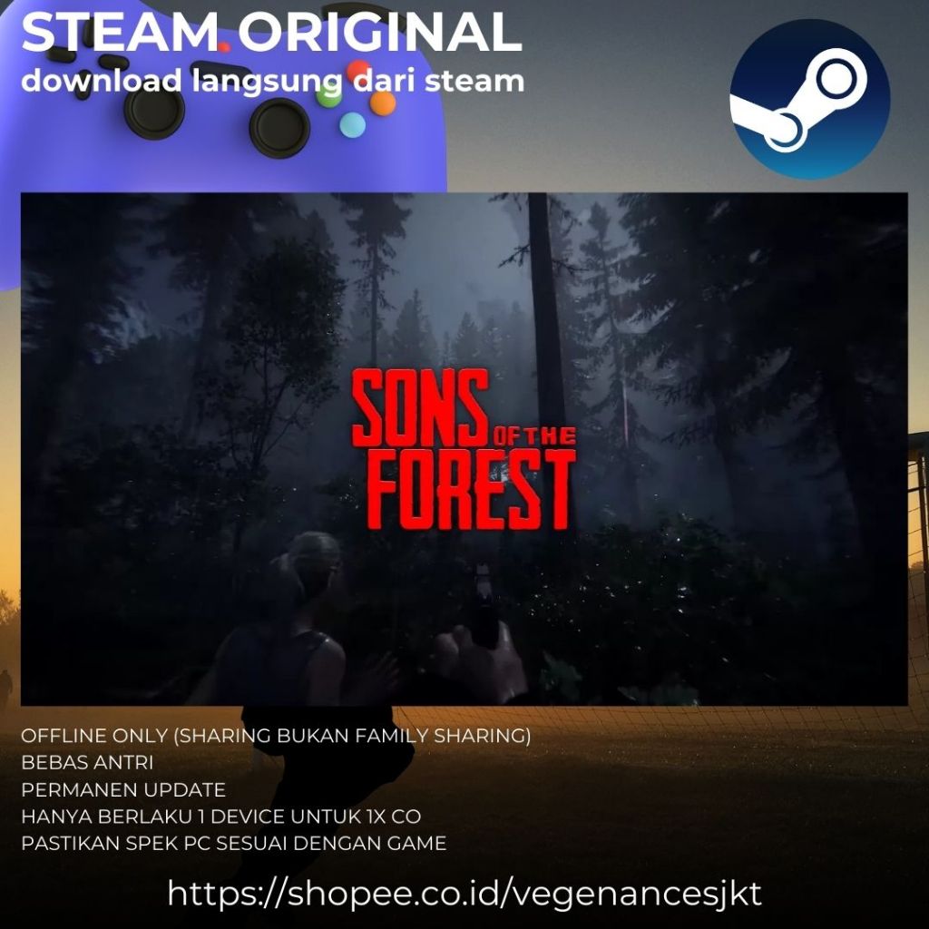Jual Sons Of The Forest PC Game Sharing Original + Latest Update ...