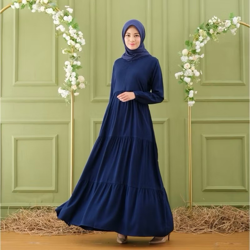 Jual Daily Gamis Jumbo Rayon Premium | Gamis Rempel Susun | Shopee ...