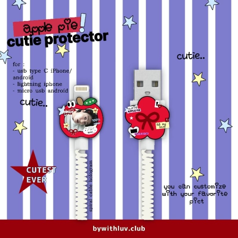 Jual [ PELUNASAN ] Apple Pie cable protector BTS,SVT,TXT,ENHA ( BACA ...