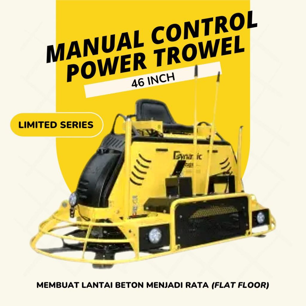 Jual Manual Control Power Trowel - 46 INCH merk DYNAMIC | Shopee Indonesia