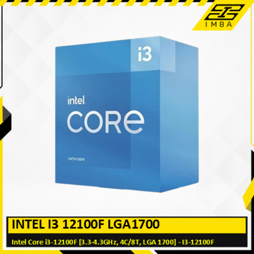 Jual Intel Core i3-12100F [3.3-4.3GHz, 4C/8T, LGA 1700] - I3-12100F | Shopee Indonesia