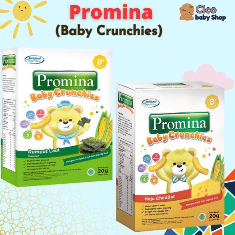 Jual Promina Baby Crunchies Netto 20grm (Cemilan Bayi) | Shopee Indonesia