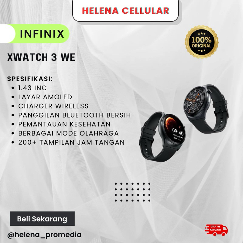 Jual SMART WATCH Infinix XWATCH 3 WE | Shopee Indonesia