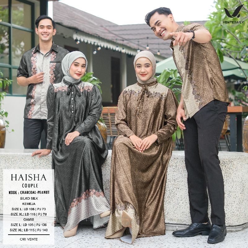 Jual Sisol - HAISHA SET COUPLE SERIES ORI VENTEDAILY - Baju Seragam ...