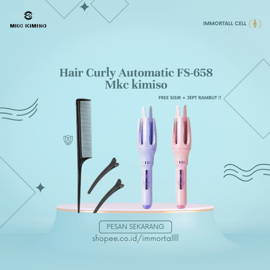 Jual FS-658 Catok Curly Catokan Rambut Curly Hair Styler, IMMORTALL ...
