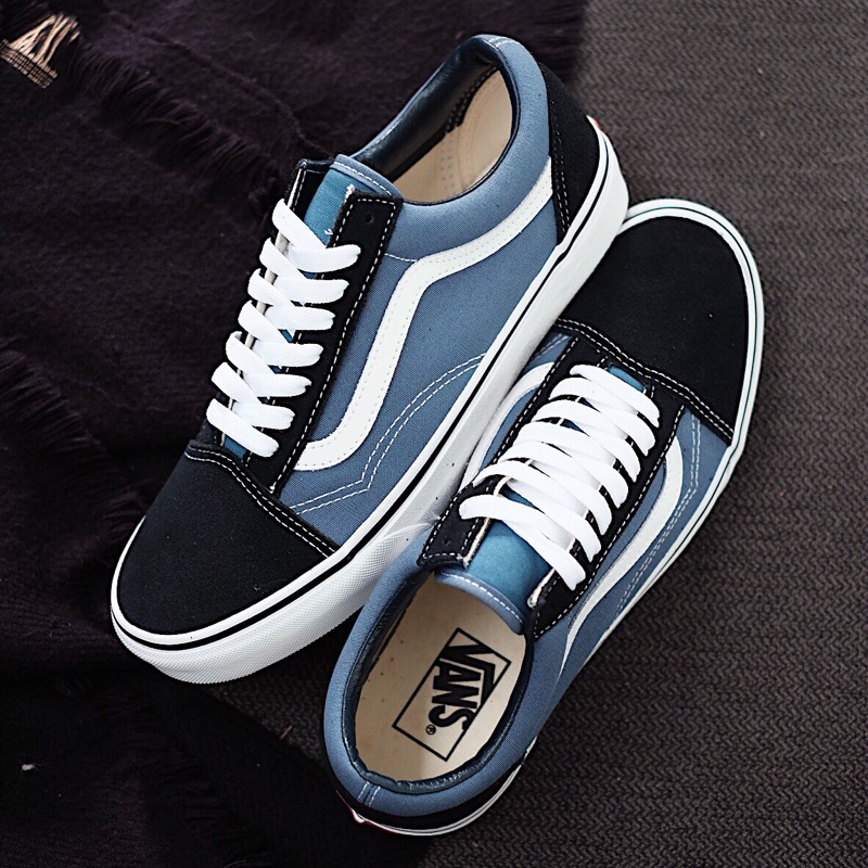 Jual SEPATU OLD SKOOL CLASSIC NAVY 100% ORIGINAL RESMI | Shopee Indonesia