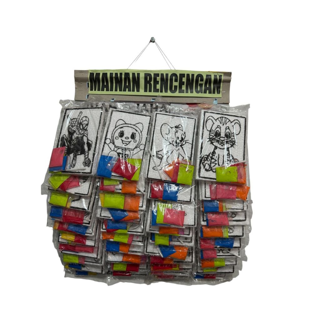 Jual Mainan Rencengan Styrofoam Lukis isi 40 Pcs / Mainan Rentengan ...