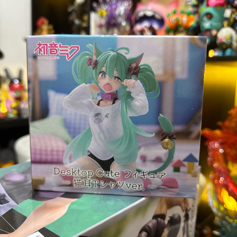 Jual Desktop Cute Figure - Hatsune Miku Cat Ear T-shirt Ver A7 | Shopee ...