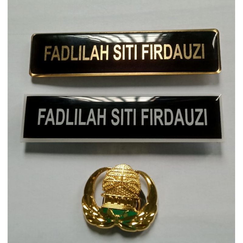 Jual Nametage/ Nama Dada Paket ASN/PPPK | Shopee Indonesia