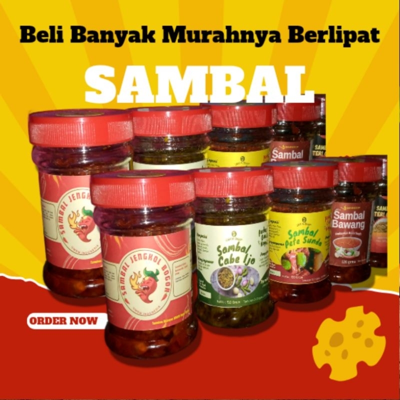 Jual Sambal Sunda Sambal Bawang Sambal Pete Sambal Teri Nasi Sambal ...