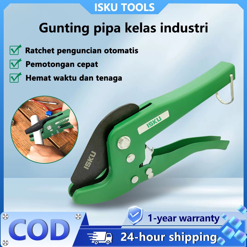 Jual ISKU Gunting Pipa Pemotong Pipa Pipe Cutter Bahan Baja Paduan Pvc Pipe Cutter Ukuran ...