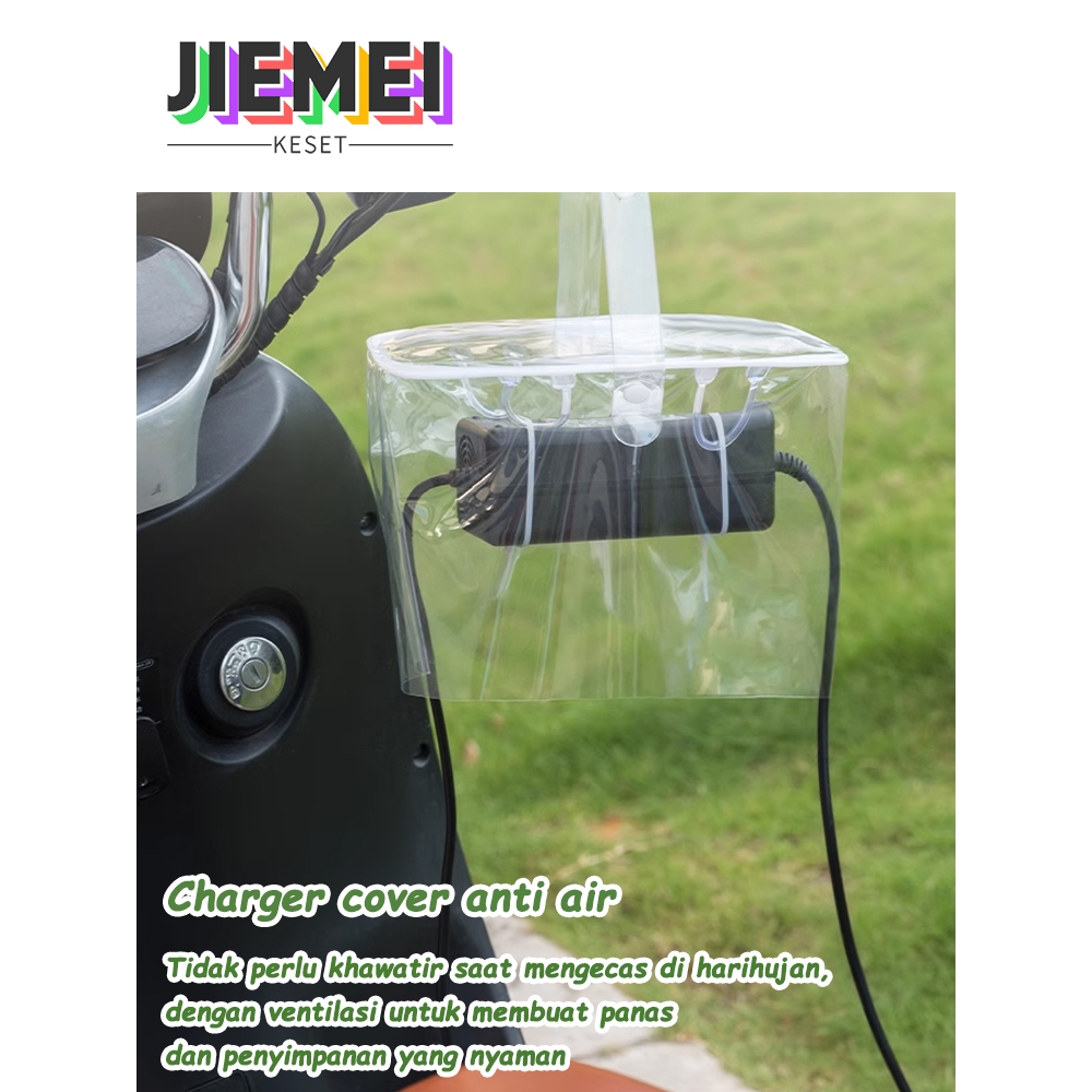 Jual JIEMEI Cover Pelindung Charger Sepeda Listrik Motor Listrik Tahan ...