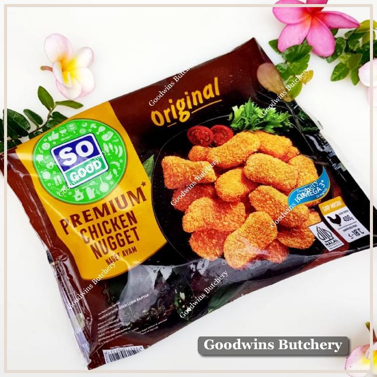 Jual Chicken NUGGET PREMIUM ORIGINAL SoGood frozen ayam So Good Food ...
