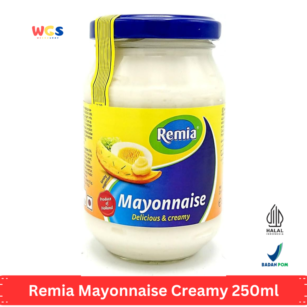 Jual Remia Mayonnaise Delicious & Creamy 250ml / 241g – Mayones Premium ...