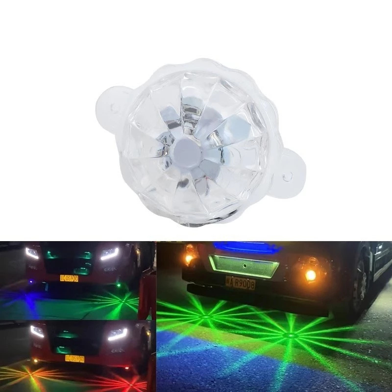 Jual Lampu LED Kolong Bulat RGB Motor Mobil Bus Truk 12V-24V Hexagonal ...