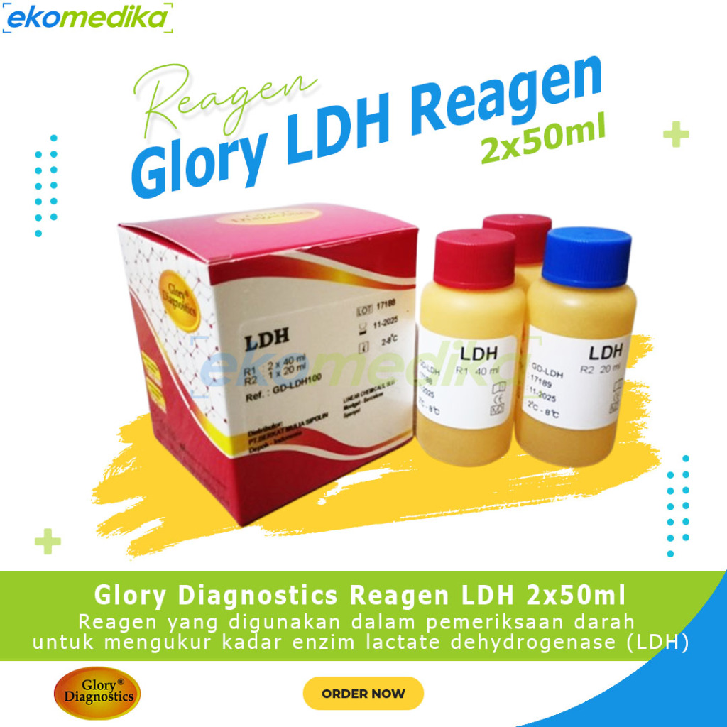 Jual Reagen LDH 2x50 ml Glory Diagnostics | Shopee Indonesia